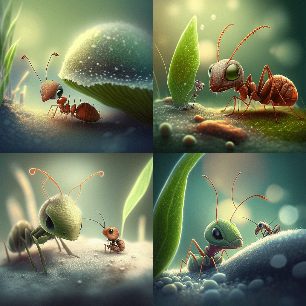 The Little Ant and the Hardworking Grasshopper | Moral story for kids ...